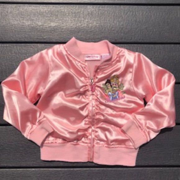 Walt Disney Princess | Jackets & Coats | Disney Princess Pink Shiny ...